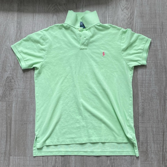 Polo Ralph Lauren | Shirts | Mens L Light Green Polo By Polo By Ralph ...